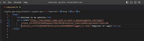 Github Mugaliraghucognitoapp Using Terraform