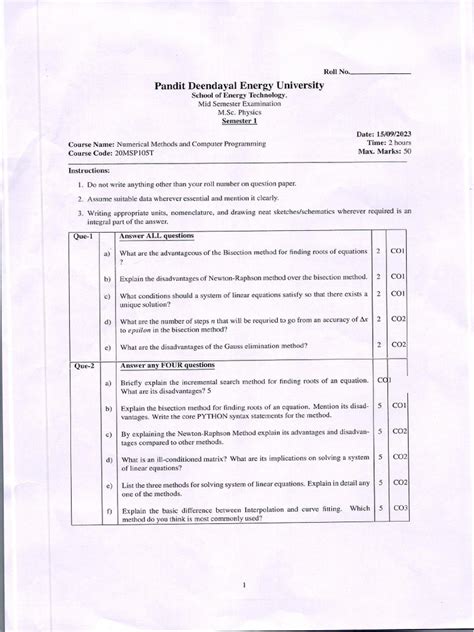 Numerical Methods And Computer Programming Pdf