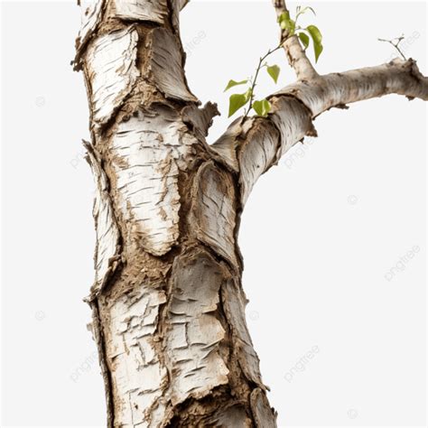 Tree With Broken Bark Rough Pattern Cracked PNG Transparent Image