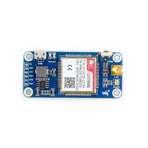 SIM E NB IoT Cat M EDGE GPRS HAT For Raspberry Pi GNSS