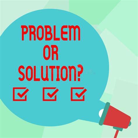 Conceptual Hand Writing Showing Problem Or Solutionquestion Business Photo Text Think Solve