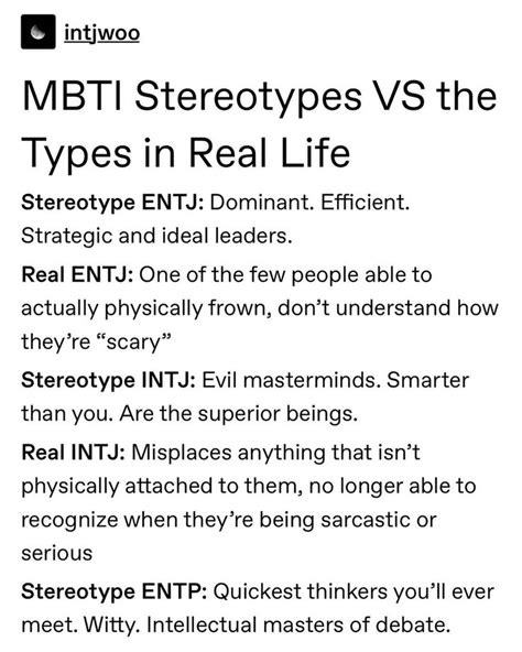 Infj On Instagram “mbti Stereotypes Vs Mbti In Real Life”