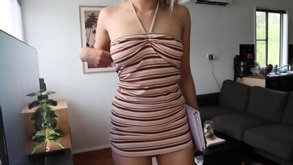 Pen Drop Test In MINI Dresses MAJOR UPSKIRT