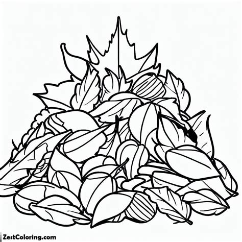 Autumn Leaf Season Coloring Page