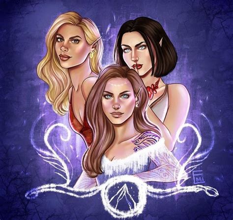 Mor Amren And Feyre Rosas Y Espinas Retratos De Personajes Dibujos