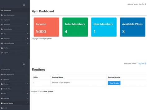 Simple Gym Management System In Php With Source Code