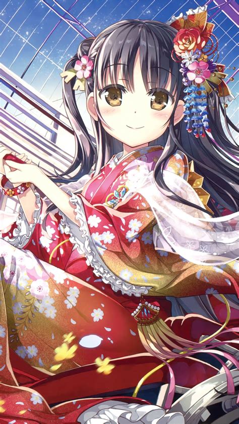 Cute Anime Girl Phone 4k Wallpapers Wallpaper Cave