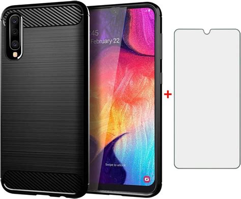 Phone Case For Samsung Galaxy A50 A50s A30s With Tempered Glass Screen
