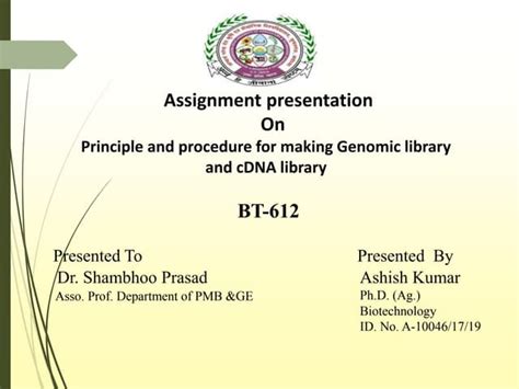 Screening Of Dna Libraries Hybridization Immunological Method Pptx