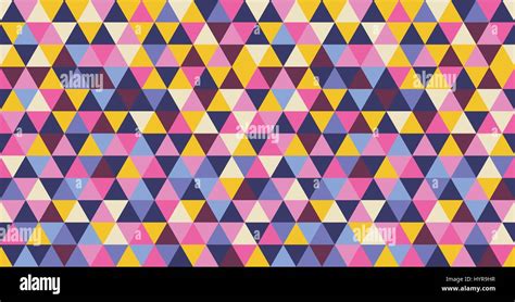 Vector Seamless Geometric Abstract Triangle Pattern Background Stock Vector Image And Art Alamy