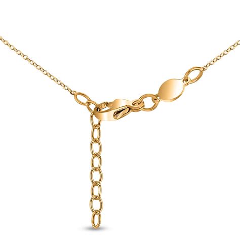 9k Yellow Gold 3mm X 20mm Bar With Tassle Necklace 16 Inch To 17 Inch