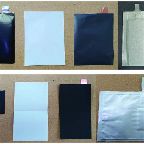 Photographs Of The Cathode Separator And Anode Components Left And Download Scientific