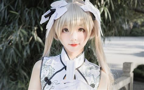 「穹妹旗袍cos」再次见到穹的时候，她是让我心动的女孩。哔哩哔哩bilibili