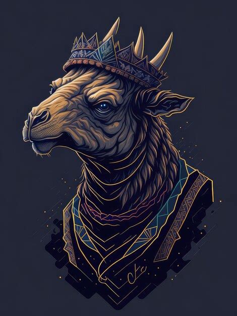 premium ai image artwork design of camel ai generative