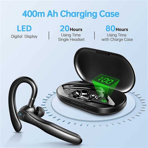 Нови Безжична слушалка с кутия за зареждане за шофиране спорт музика гр София Кръстова вада