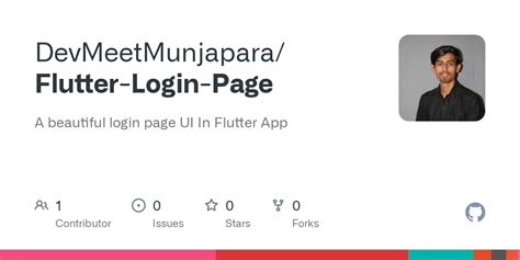 Github Devmeetmunjapara Flutter Login Page A Beautiful Login Page Ui In Flutter App