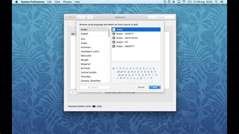 How To Add An Arabic Keyboard To Mac Youtube