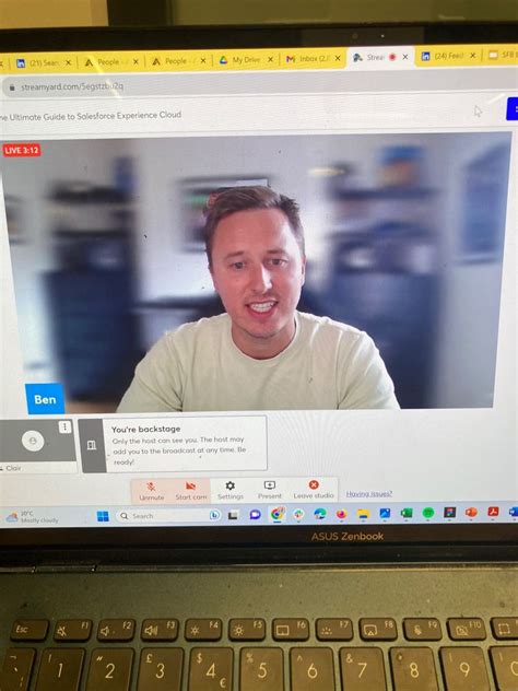 We Are Live With Salesforce Ben And Ben Mccarthy With Our Very Own Tom Furtney ☁ Rebekah Hunter