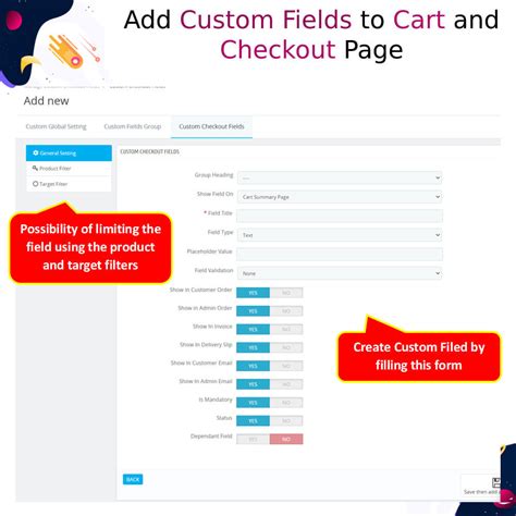 Custom Checkout Fields For Prestashop