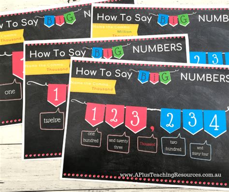 How To Say Really Big Numbers It S A Nifty Trick FREEBIE