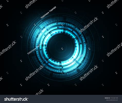 Vector Circle Technology Design Stock Vector Royalty Free 1151361149 Shutterstock