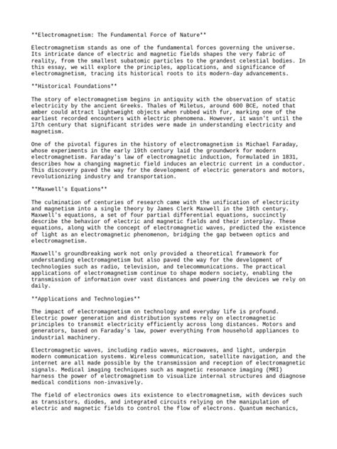 electromagnetism pdf electromagnetism electricity