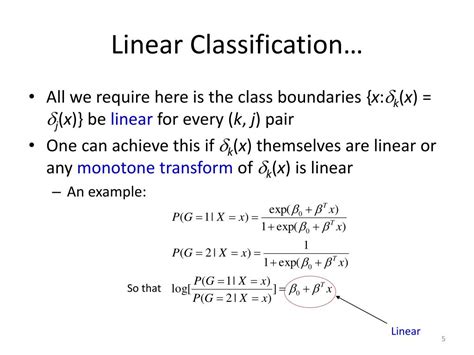 PPT Linear Classifier PowerPoint Presentation Free Download ID