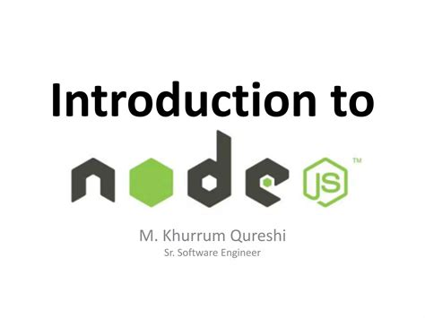 Intro To Node And Mongodb PPT