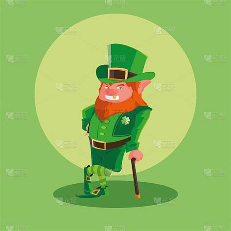 漫画小精灵与手杖的化身角色