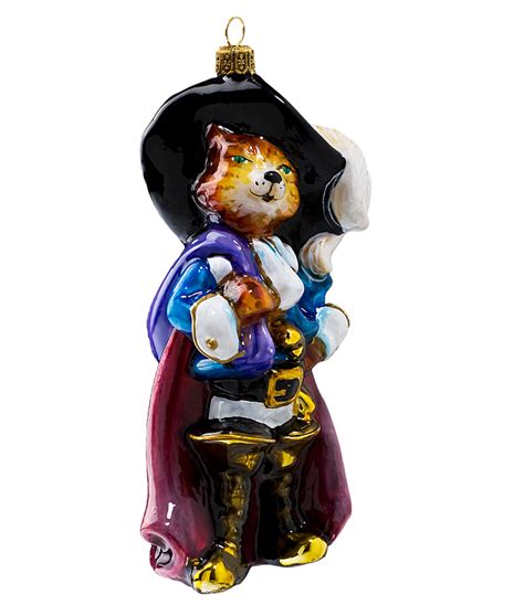 Елочная игрушка «Кот в сапогах коллекция Atlasart Польша — купить в интернет магазине