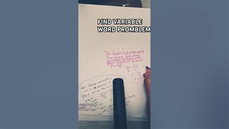 Find Variable Word Problems Maths Youtube Find Variable Word Problems Maths Youtube