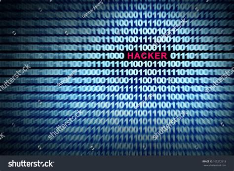 Hacker Inside Binary Code Stock Photo Shutterstock