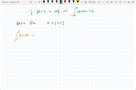 SOLVED A Find K Such That The Function Is A Probability Density Function Over The Given