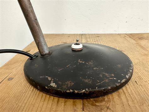 Black Industrial Gooseneck Table Lamp From Instala 1960s For Sale At