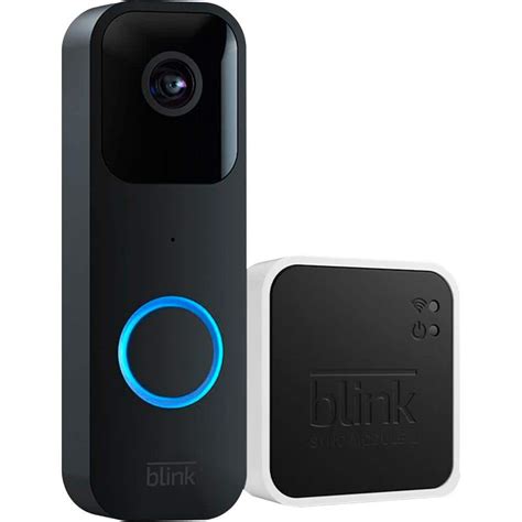 Blink Video Doorbell Plus Sync Module 2 Battery Or Wired Black