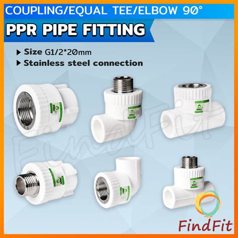 Findfit Ppr Pipe Fitting 12 Inch Water Pipe Tube Hose Fitting Adapter