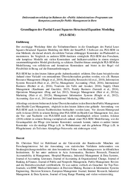 Pdf A Primer On Partial Least Squares Structural Equation Modeling