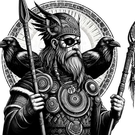 The Powerful God Odin 29 Premium Ai Generated Image