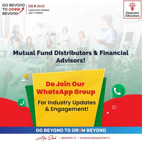 rtn alpa shah on linkedin gb2gb lakshyapakkajeetpakki empower mutualfunddistributors