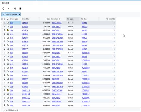 In A Sales Order Add The Linked Purchase Order In The Sales Order Line Soline
