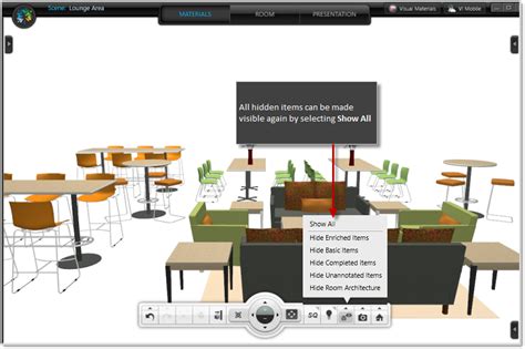 Show Or Hide Room Architecture Office