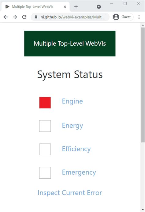 Webvi Examples For G Web Development Software Webvi Examples