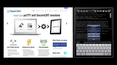 rapid ssh ios ssh client for ipad and iphone youtube