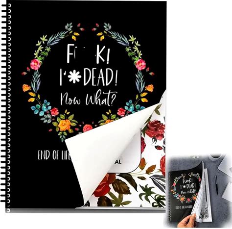 My End Of Life Care Plan Book My Death Book Sorry Its Your Problem