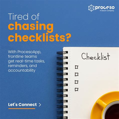 Checklists Procesoapp Taskautomation Processautomation Automation