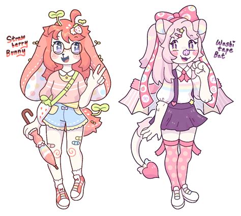 Closed Bunny And Bat Flatsale By Remiiq On Deviantart