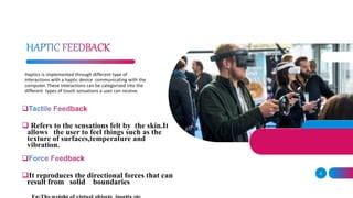 HAPTIC TECHNOLOGY Pptx