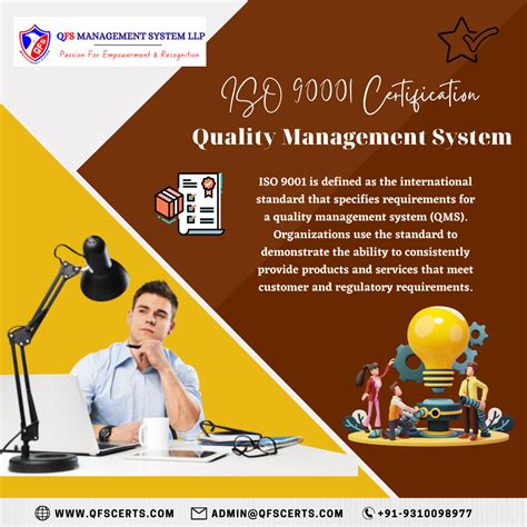 Iso 9001 Is A Global Standard Qfs Management Systems Llp