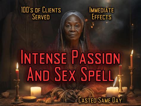 Intense PASSION And SEX SPELL Sex Ritual Love Spell Lust And Attraction Spell By Motherodessa