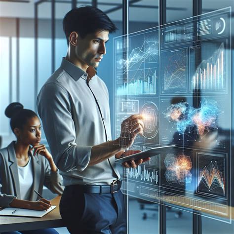 Modern Data Analysis Scene Advanced Graphs And Datasets Ai Art